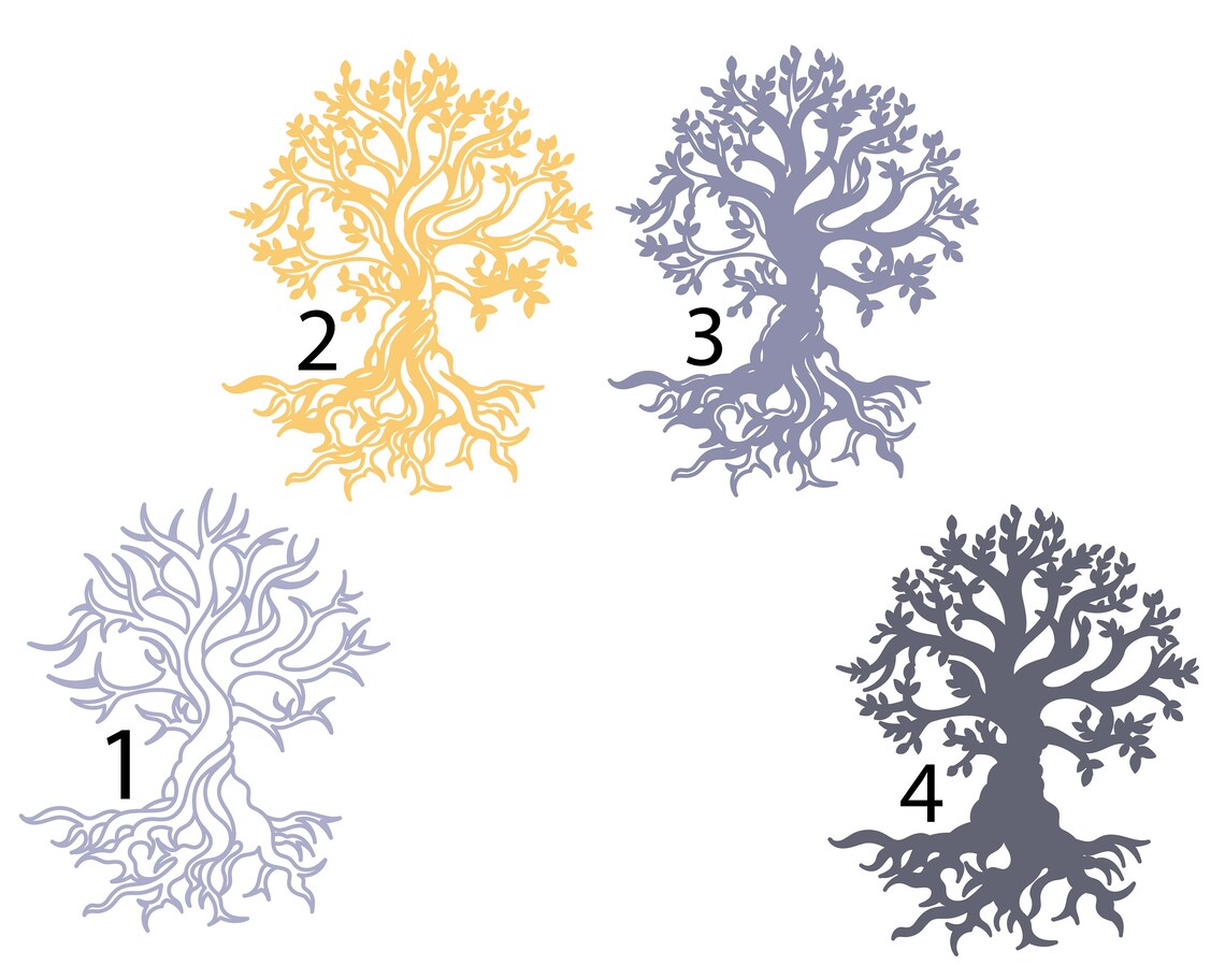 Tree of Life Multilayer Svg/tree of Life Laser Cut/paper Cut/tree of ...