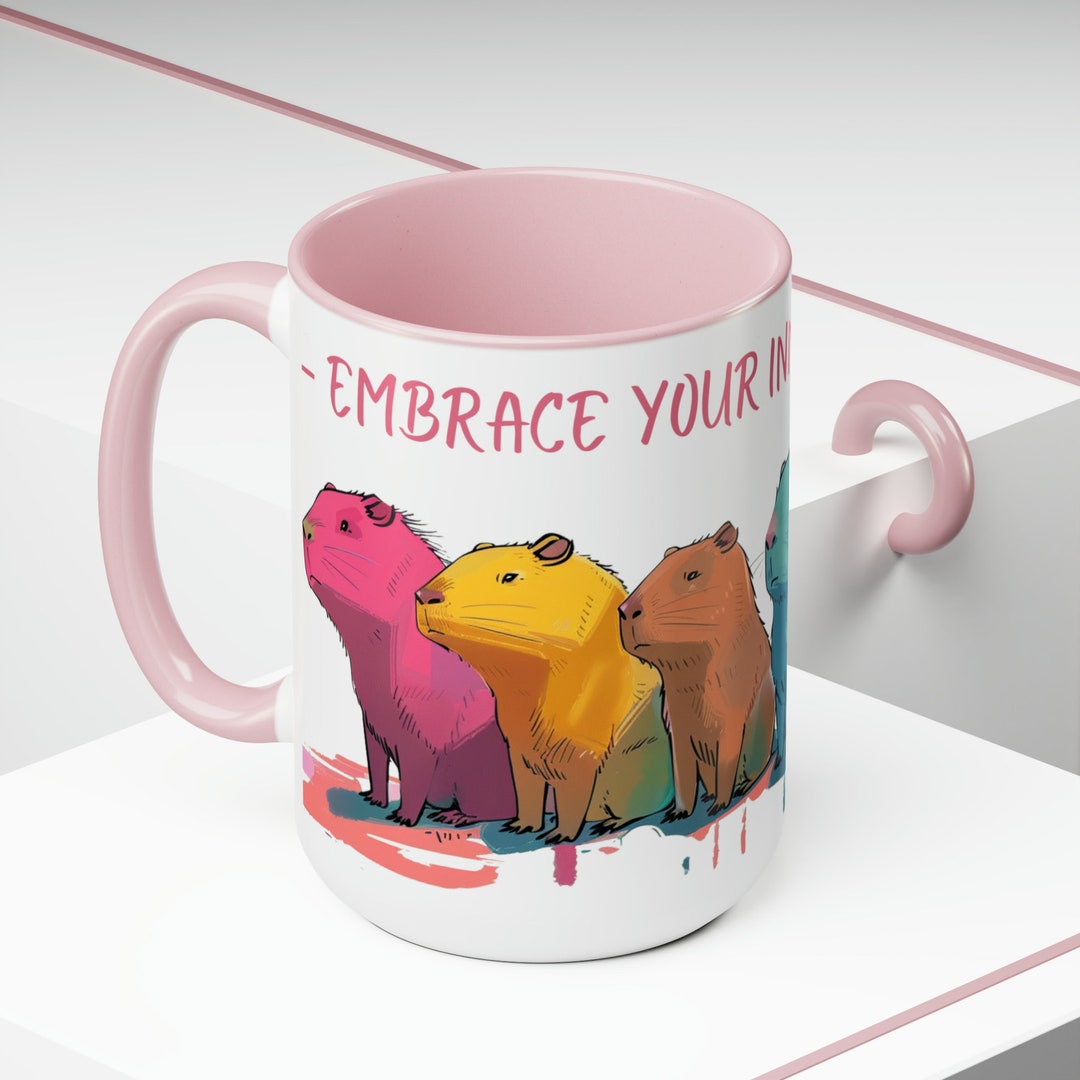 Cute Capybara Mug Adorable Capybara Mug Fashionable Capybara Coffee Mug ...