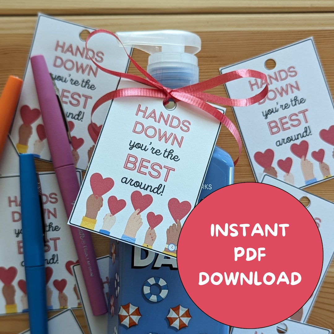 INSTANT DOWNLOAD Teacher Appreciation Week End of School Year Gift Tag ...