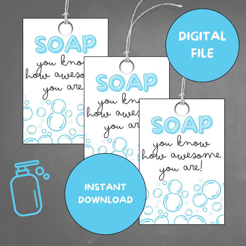 INSTANT DOWNLOAD Teacher Appreciation Week End of School Year Gift Tag ...