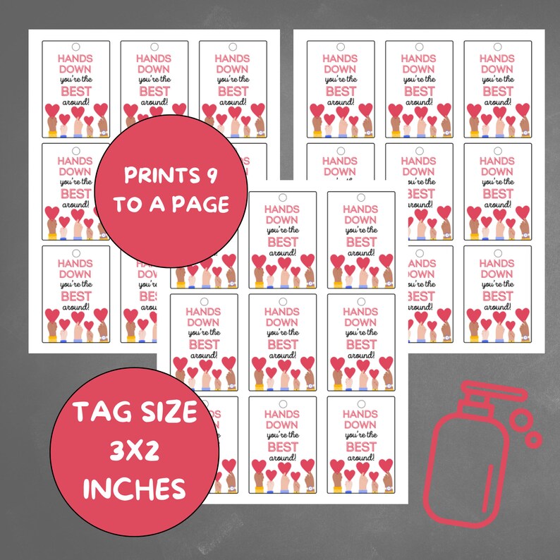 INSTANT DOWNLOAD Teacher Appreciation Week End of School Year Gift Tag ...