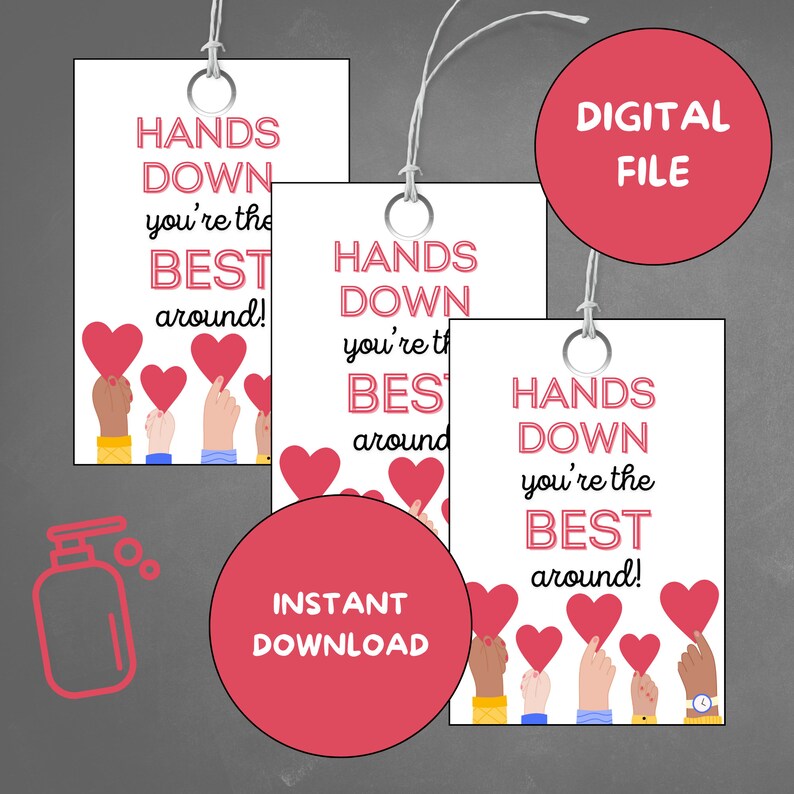 INSTANT DOWNLOAD Teacher Appreciation Week End of School Year Gift Tag ...