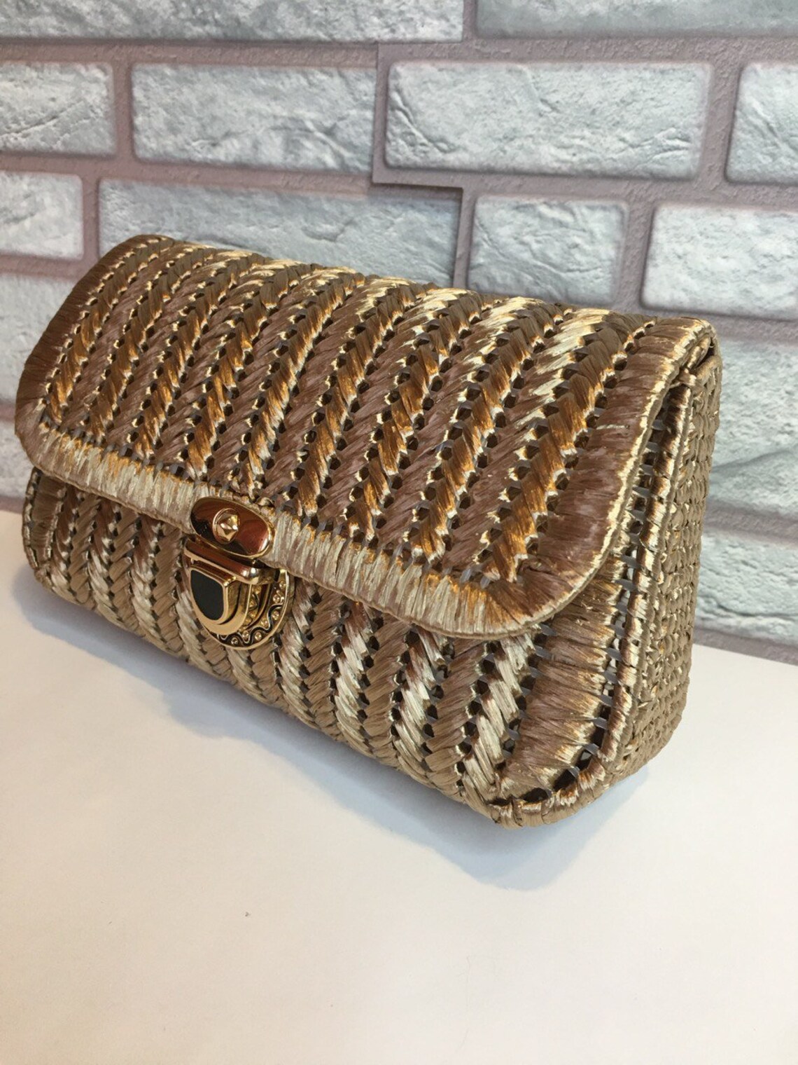 Pattern Raffia rus,eng. Raffia Bag Embroidered on Plastic Canvas - Etsy