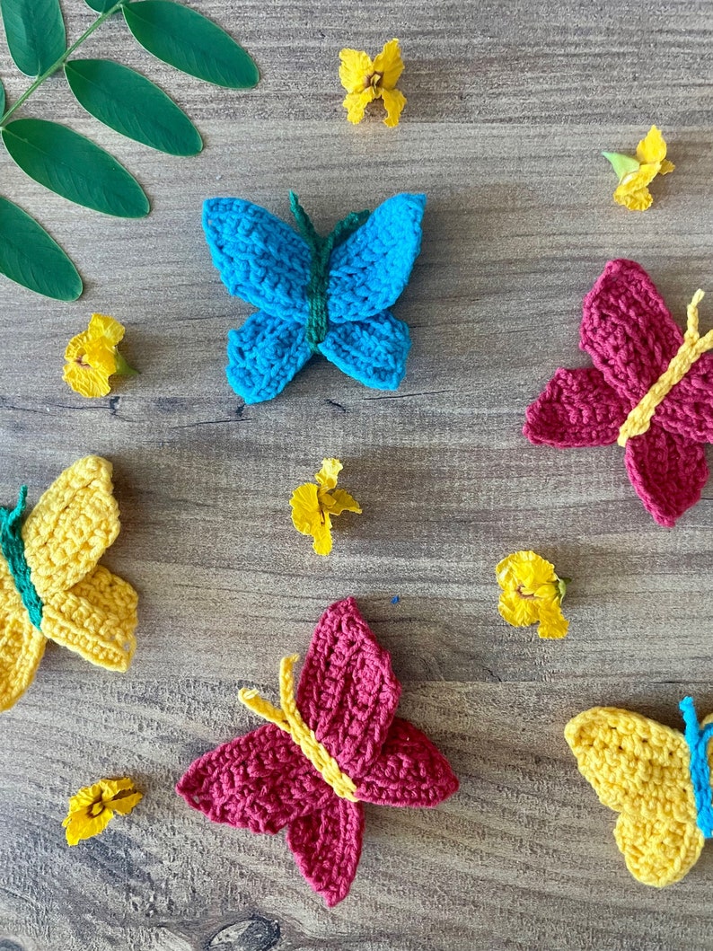 Crochet Pattern Butterfly/ Only Butterfly Pattern/ Easy PDF Crochet ...
