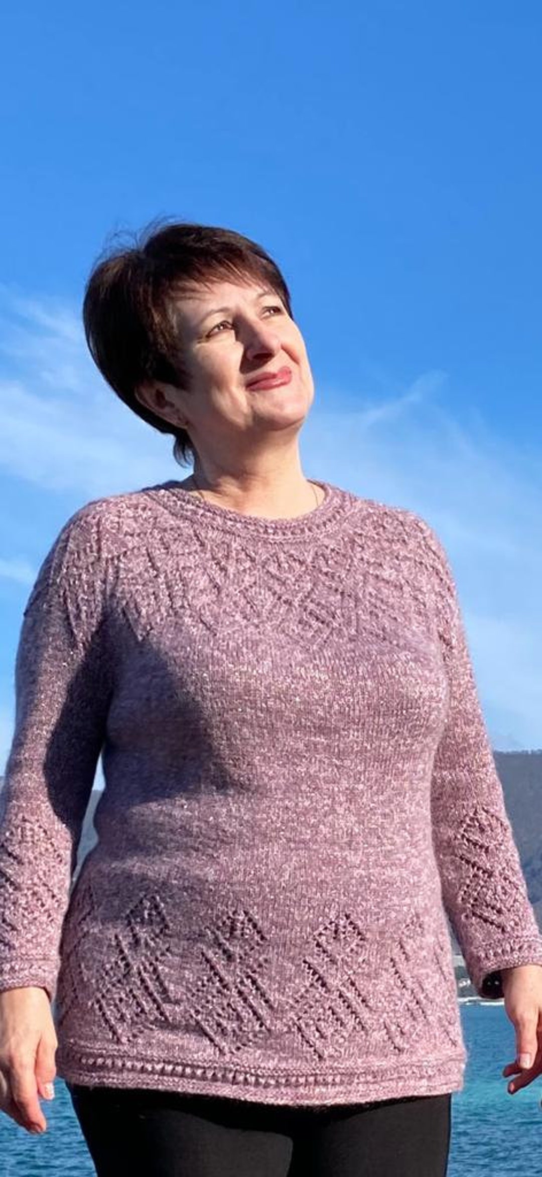 Knitting Pattern rus Round Yoke Sweater Raglan Sweater - Etsy