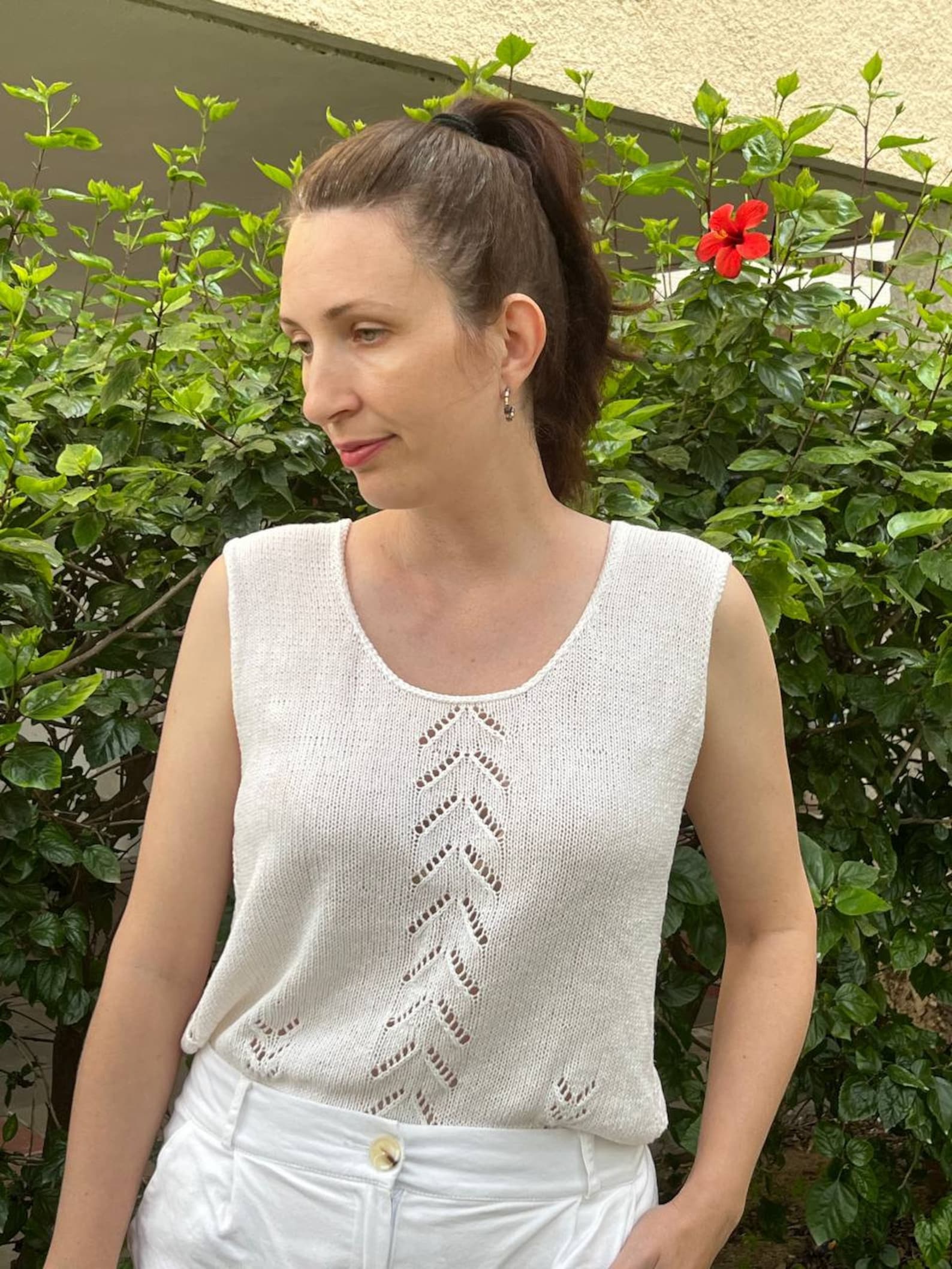 EASY Knitting Pattern Summer Tank Top | Everyday Tank | Vest Pattern ...