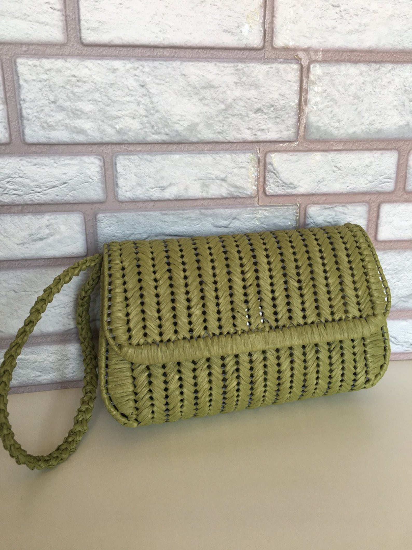Pattern Raffia (rus,eng). Raffia Bag Embroidered on Plastic Canvas - Etsy