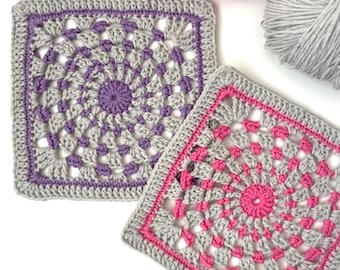 Two Colors Grany Square, PDF Pattern - Etsy