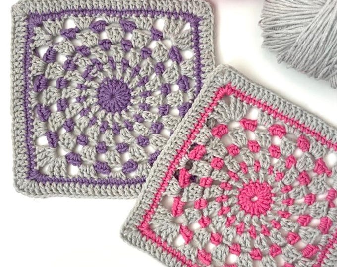 Two Colors Grany Square, PDF Pattern - Etsy