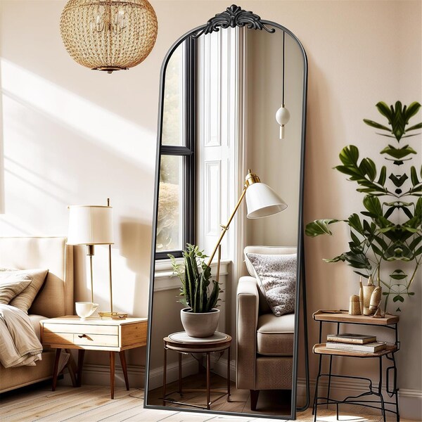 Rustic Antique Floor Mirror - Etsy