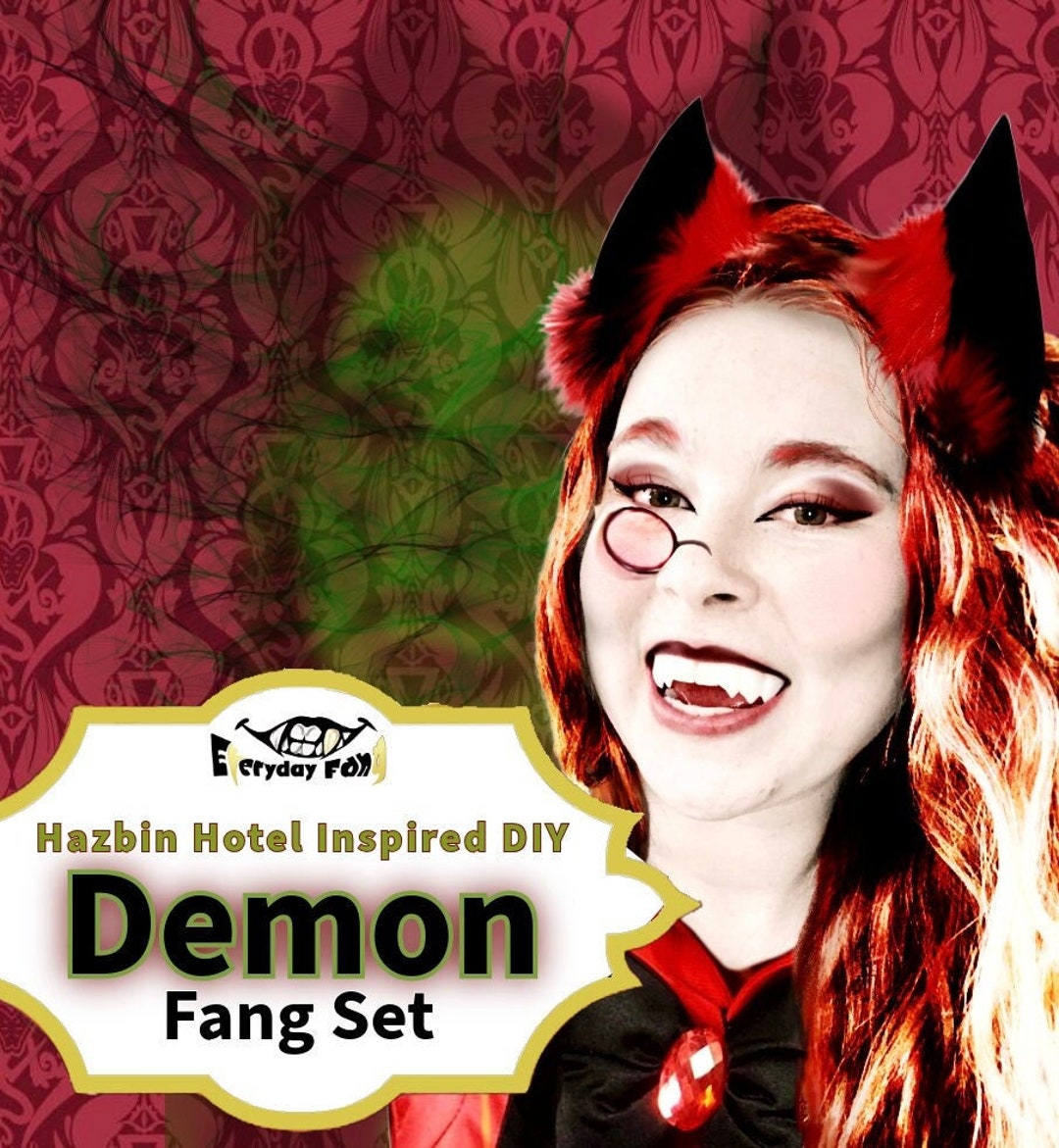 Demon Fangs (hazbin Hotel Inspired DIY Custom Fang Set) - Etsy