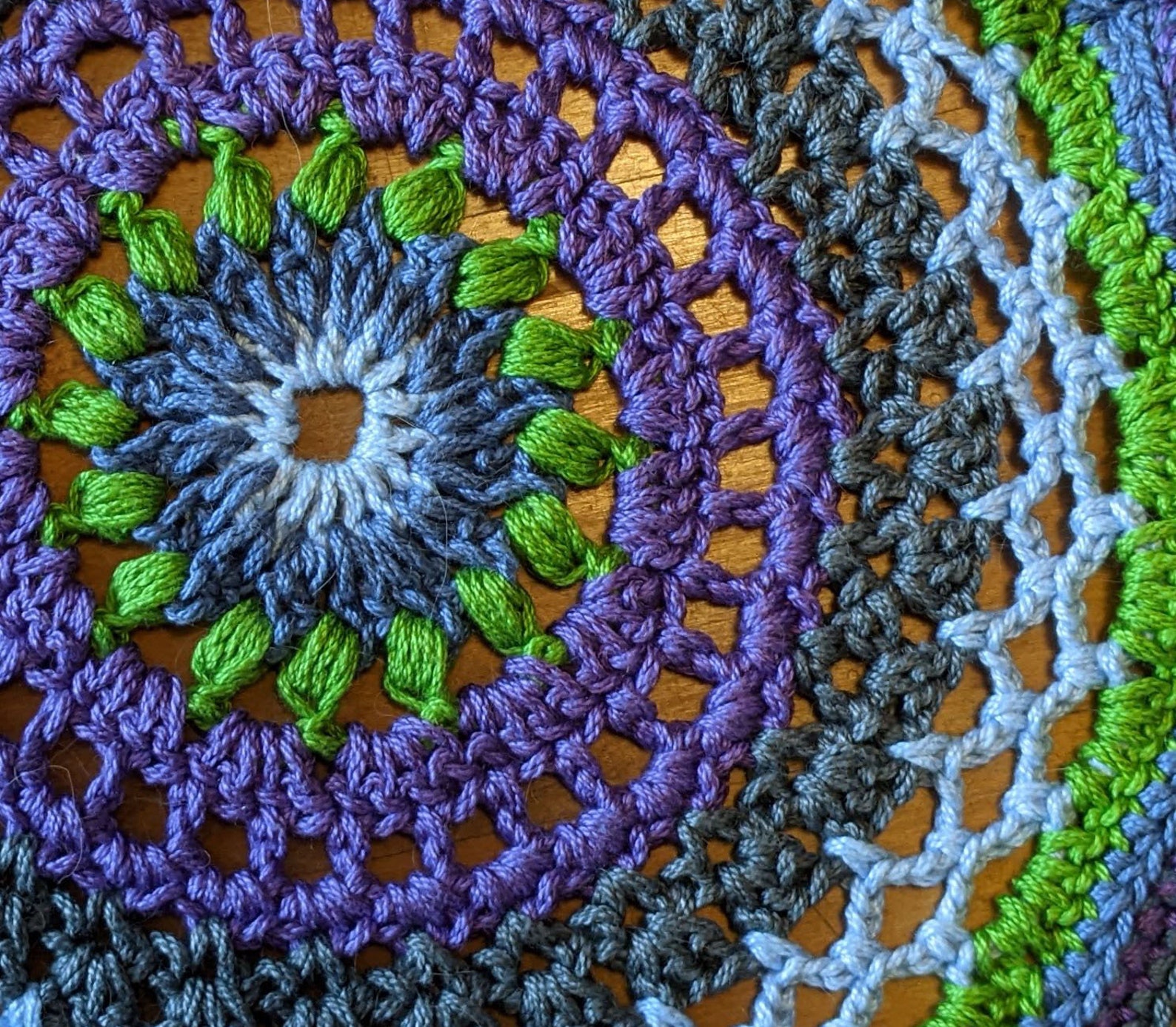 Crocheted Meditation Mandala - Etsy