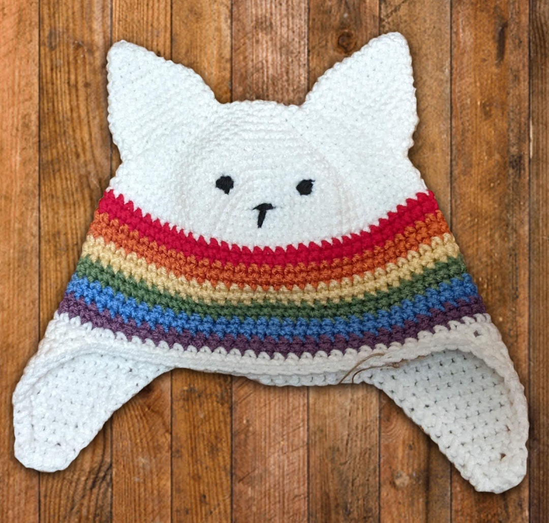Rainbow Cat Hat for Kids - Etsy