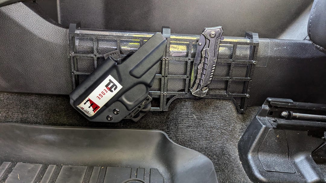 2015-20 Ford F150 (+raptor) NO DRILL Driver+pass (new) Center Console ...