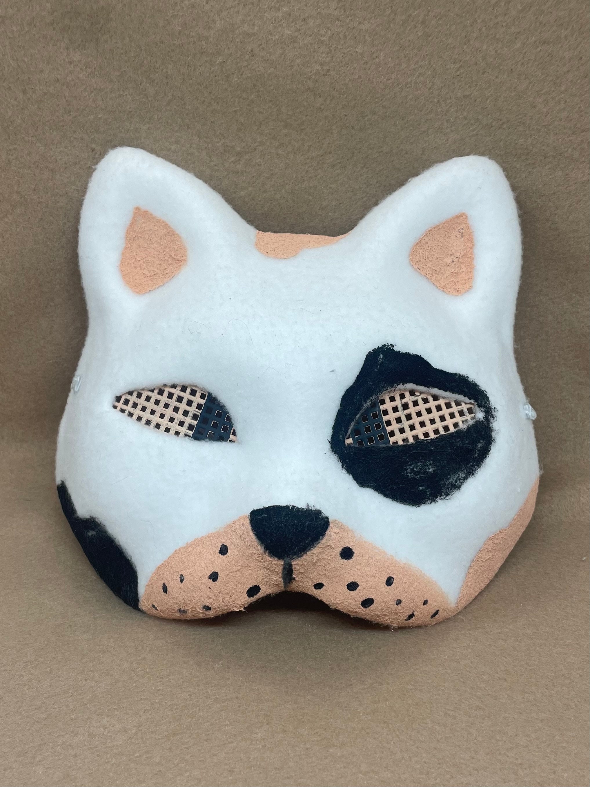 Feece Hand Painted Therian Mask - Etsy