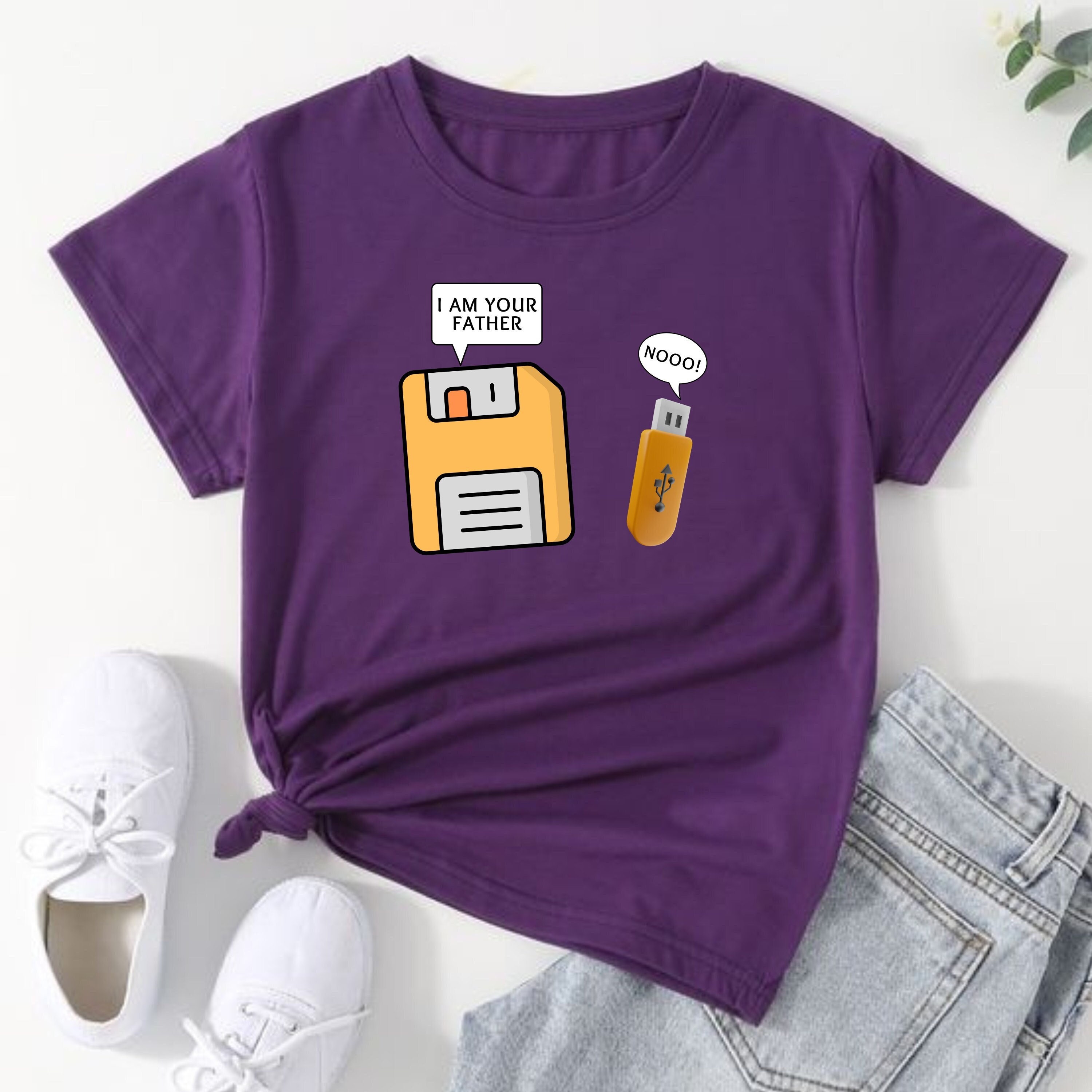 USB Floppy Disk I Am Your Father T-shirt, Computer Shirts, Engineer ...