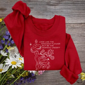 Shakespeare Quote Sweatshirt,lady Macbeth Serpent T-shirt,look Like the ...