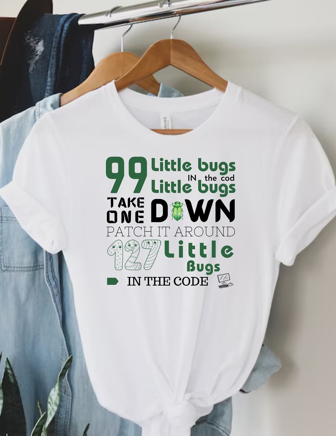 99 Little Bugs in the Cod, Developers Coder Gift, Computer Science ...