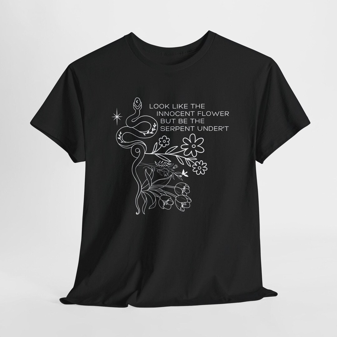 Lady Macbeth Serpent T-shirt, Shakespeare Quote T Shirt, Feminist T ...