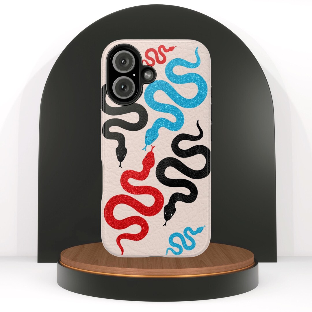 Snake Phone Case for iPhone 16 Pro, iPhone 16 Pro Max, iPhone 15,15 Pro ...