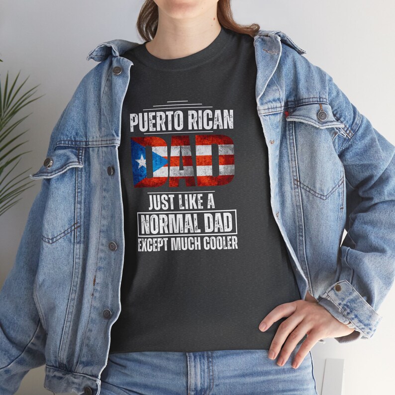 Puerto Rican Dad Father Day Gift T-shirt, Birthday Gift for Dad, Puerto ...