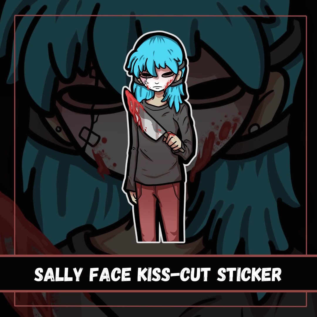 Sally Face Kiss-cut Vinyl Decals - Etsy