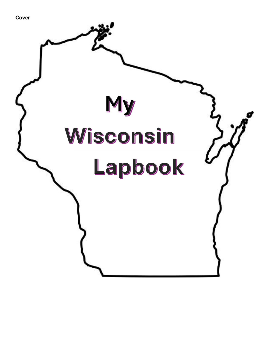 My State of Wisconsin Lapbook - Etsy