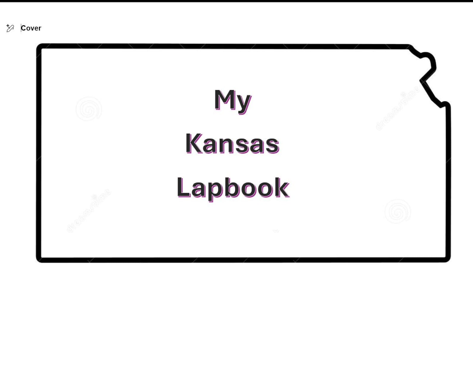 State of Kansas Lapbook - Etsy