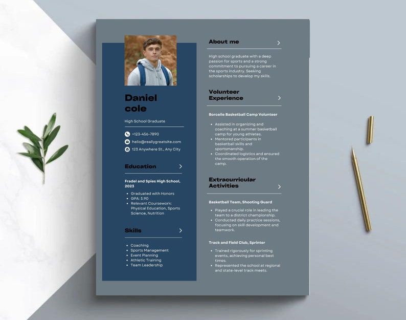 Professional Resume , Resume Template Word, Google Docs, Apple Pages ...