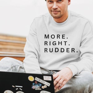 Funny Aviation Gift for Pilot More Right Rudder Student Pilot Sweater ...