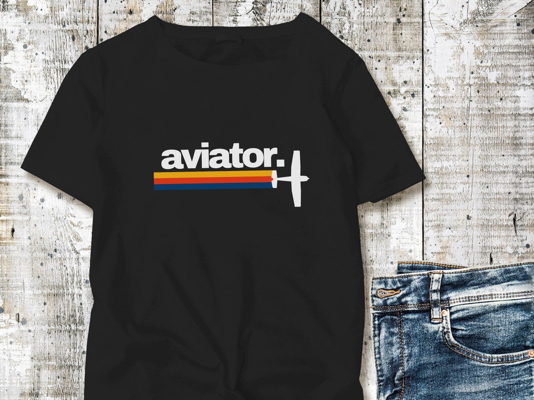 Retro Aviator T Shirt for Pilots and Aviation Enthusiasts Vintage Gift ...