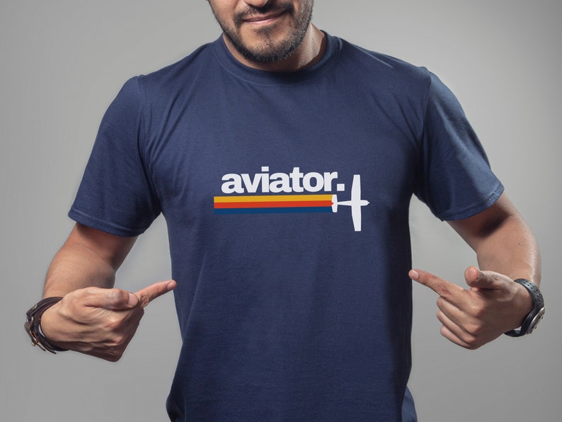 Retro Aviator T Shirt for Pilots and Aviation Enthusiasts Vintage Gift ...