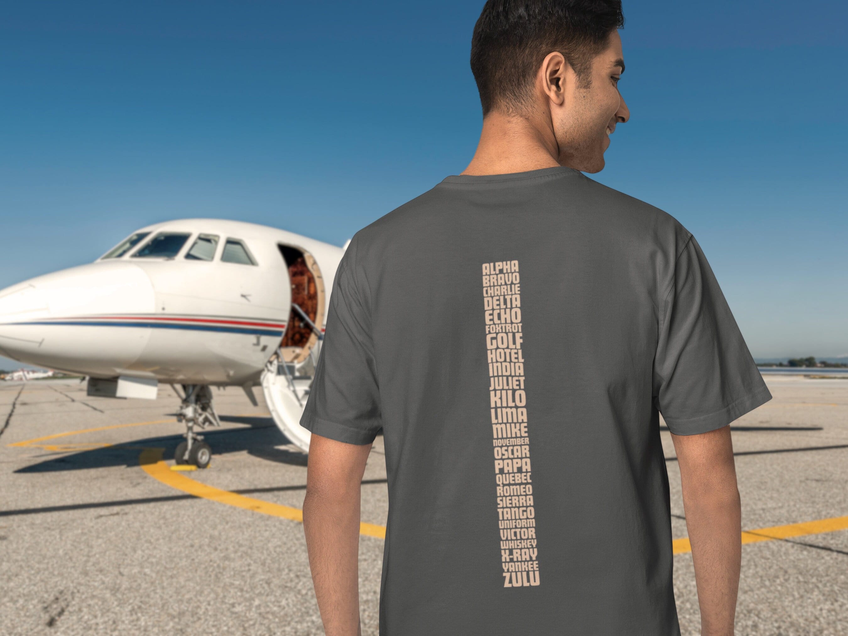 Phonetic Alphabet Aviation T-shirt Gift for Pilots Stylish Aviator ...