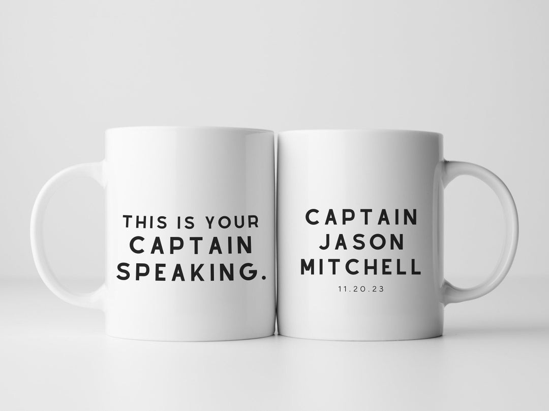 Airplane Captain Personalized Upgrade Gift Aviator Coffee Mug This is ...