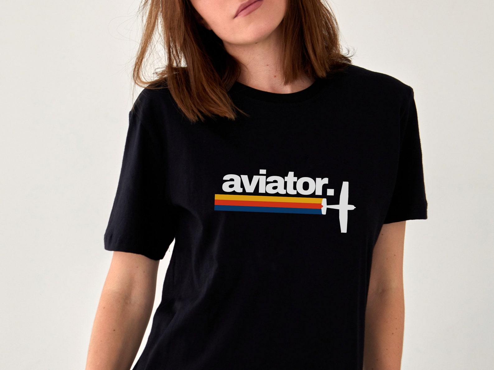 Retro Aviator T Shirt for Pilots and Aviation Enthusiasts Vintage Gift ...