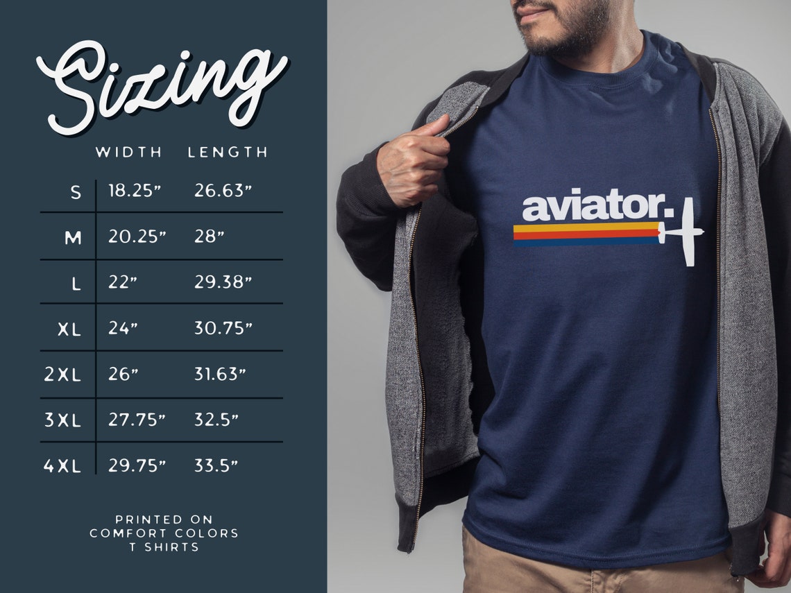 Retro Aviator T Shirt for Pilots and Aviation Enthusiasts Vintage Gift ...