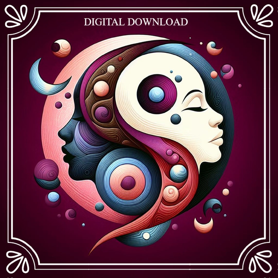 Yin Yang and Women's Day Wall Art/yin Yang Prints/printable Poster ...