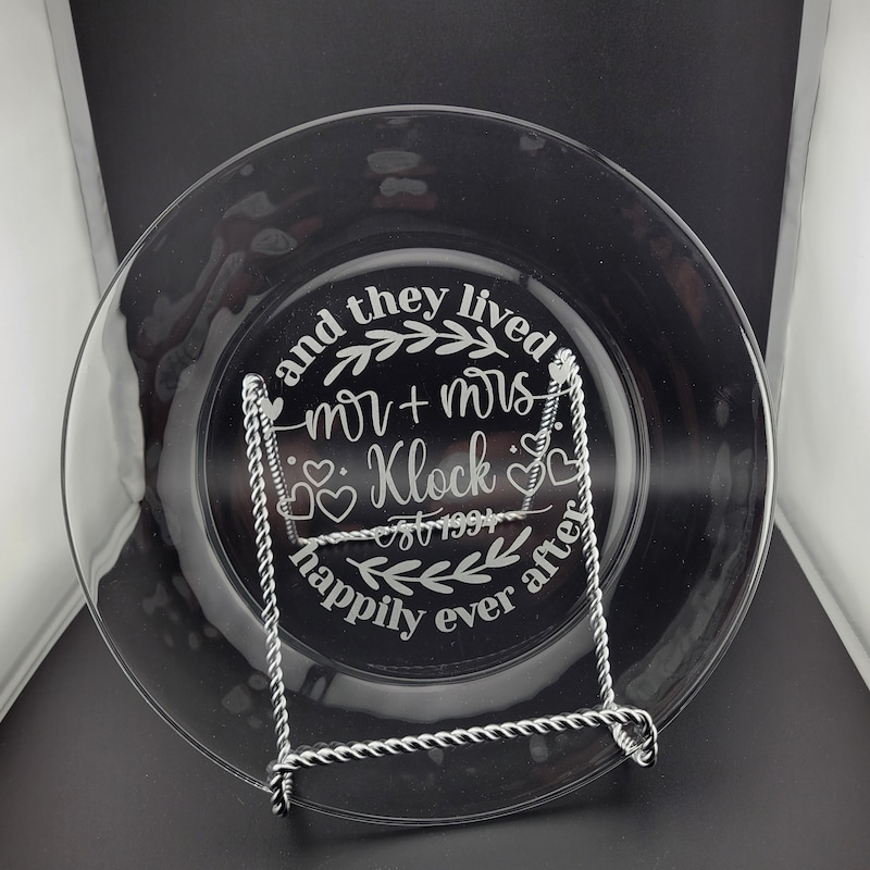 Custom Glass Plate - Etsy
