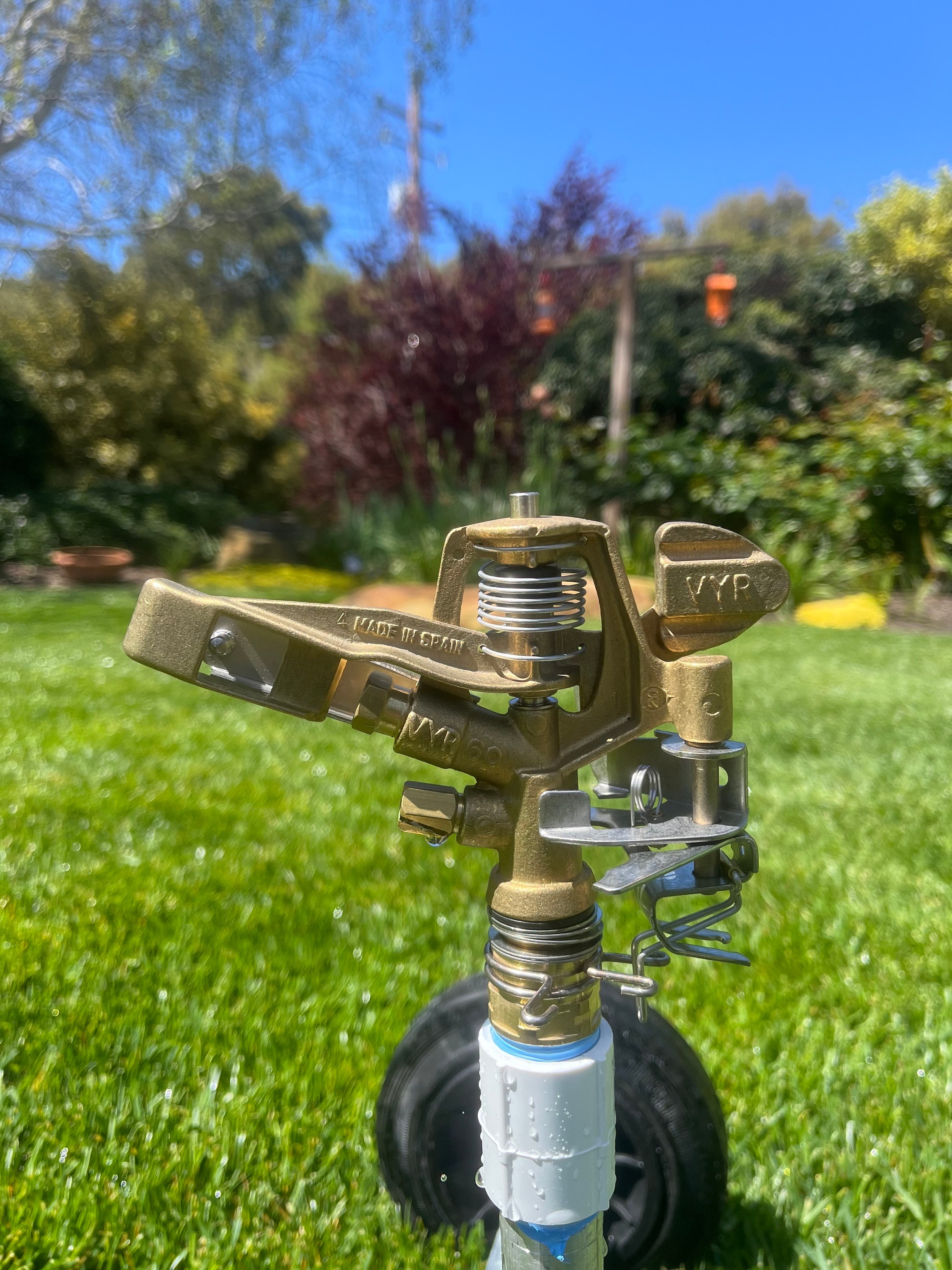 Heavy Duty Wheeled Sprinkler Cart Best on the Market Waters up to 58 ...