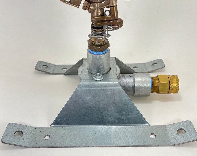 Heavy Duty Garden Hose Sled Sprinkler Base & 1970’s Made in USA Rain ...