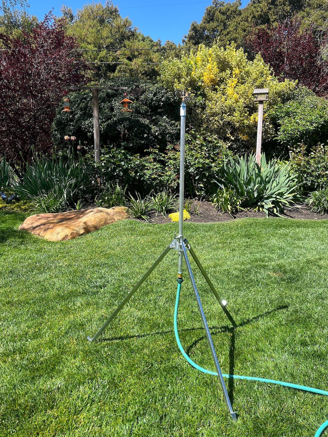 Heavy Duty Tripod Sprinkler Stand: VYRSA 80 Brass Impact Wobbler - Etsy