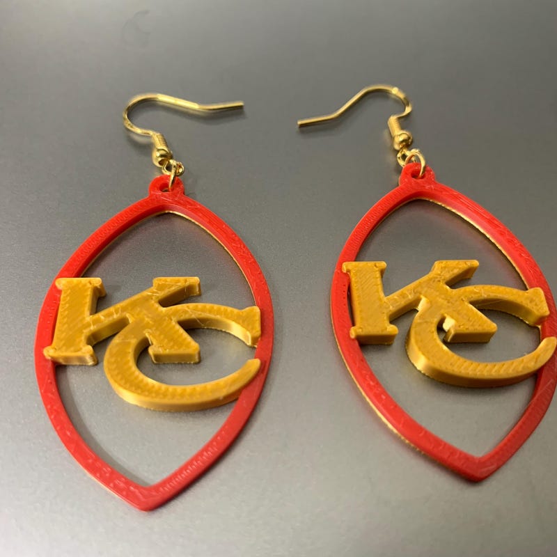 Kansas City Chiefs Earrings - Etsy