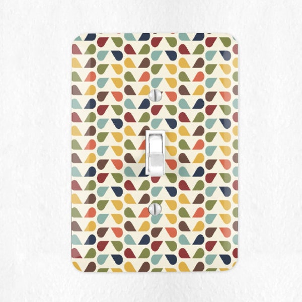 Mid Century Light Switch Plate - Etsy