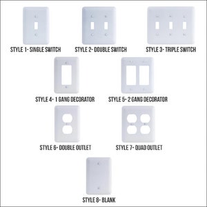 Mid Century Switchplate Mid Century Modern Light Switch Cover Wall ...