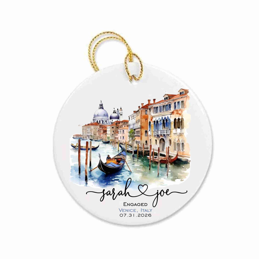 Venice Italy Ornament Engagement Ornament Venice Honeymoon Gift Venice ...