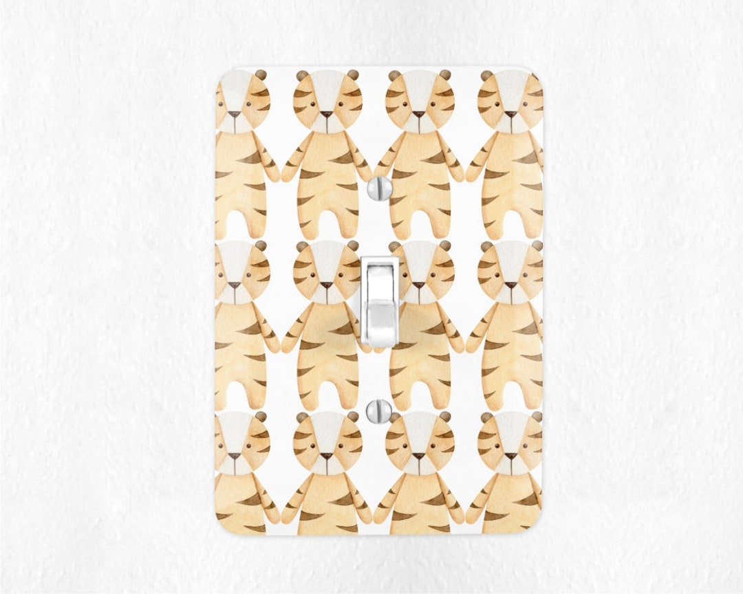 Tiger Nursery Decor Boho Nursery Light Switch Cover Light Switch Plate ...