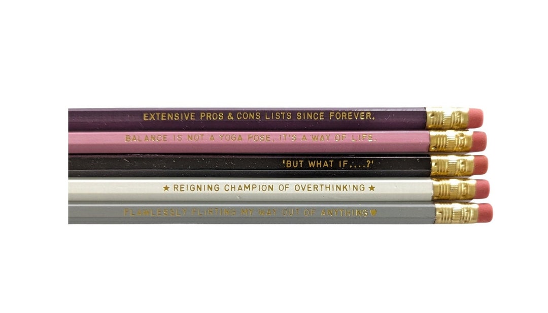 Funny Libra Birthday Gift Pencil Set Libra Pencils Zodiac Sign Pencil ...