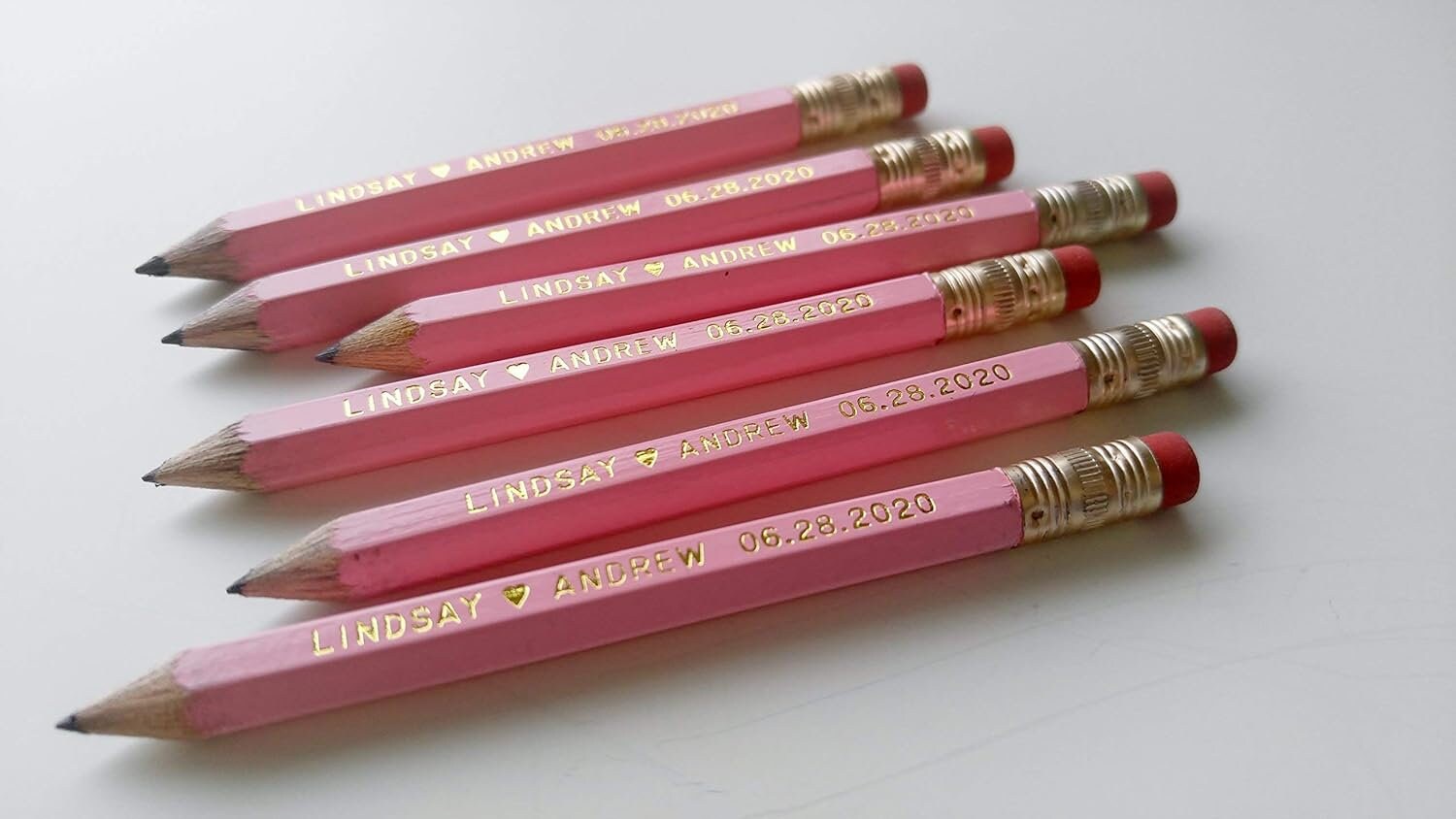 Personalized Pencils Bridal Shower Games Wedding Shower Games Baby ...
