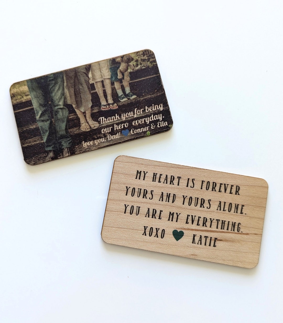 Fathers Day Gift Photo Wallet Card First Father's Day Gift for Dad ...