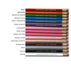Personalized Pencils With Name Custom Student Pencils Back to School ...